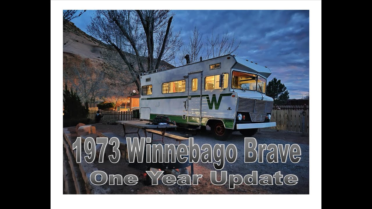 1973 Winnebago Brave Restoration Update (one year later) - YouTube