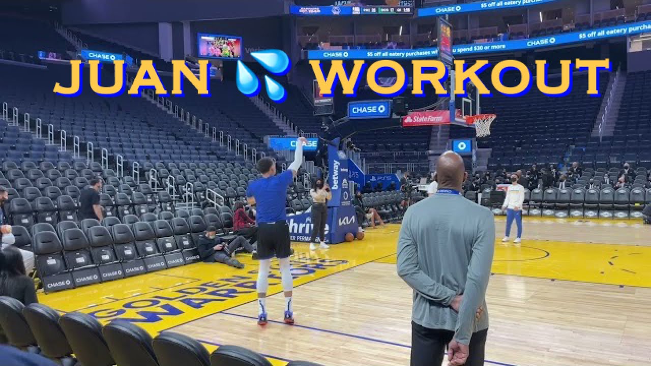 📺 Juan Toscano-Anderson (not with Jordan Poole 😢) workout/threes ...