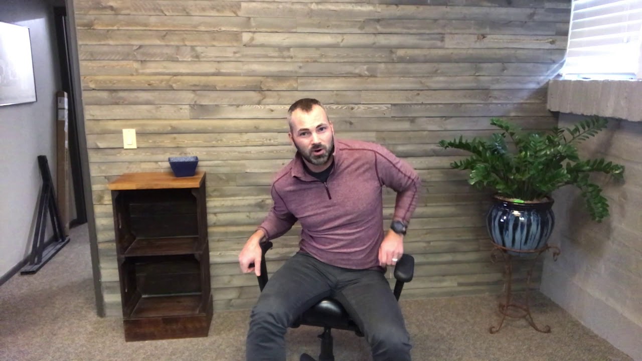 Low Back Wobble Chair Exercise - YouTube