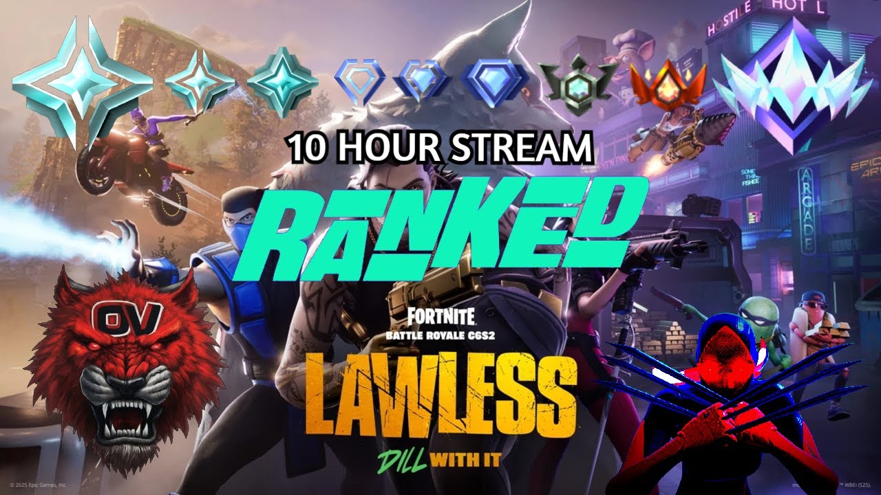 🔴FORTNITE LIVE! 10 HOUR STREAM Ranked Battle Royale | Grind to Unreal ...