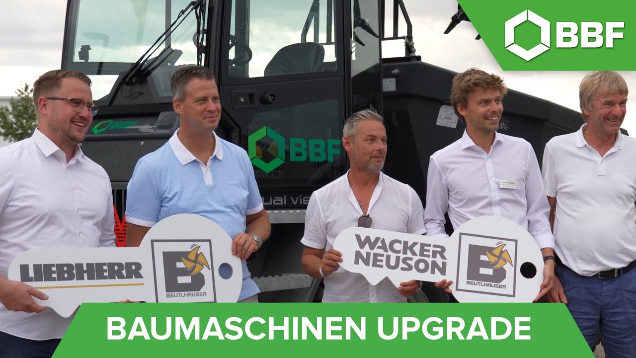BAUMASCHINEN UPGRADE | BBF GROUP - YouTube