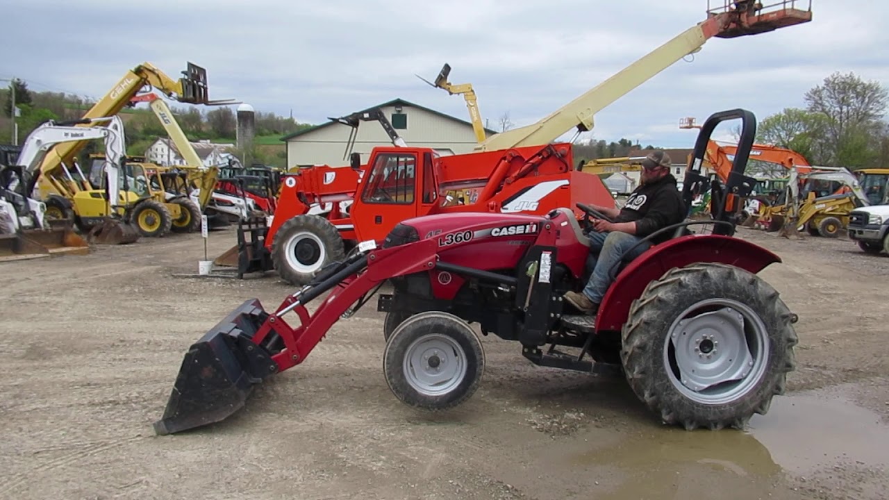 Case IH Farmall 45 Tractor with Loader - YouTube