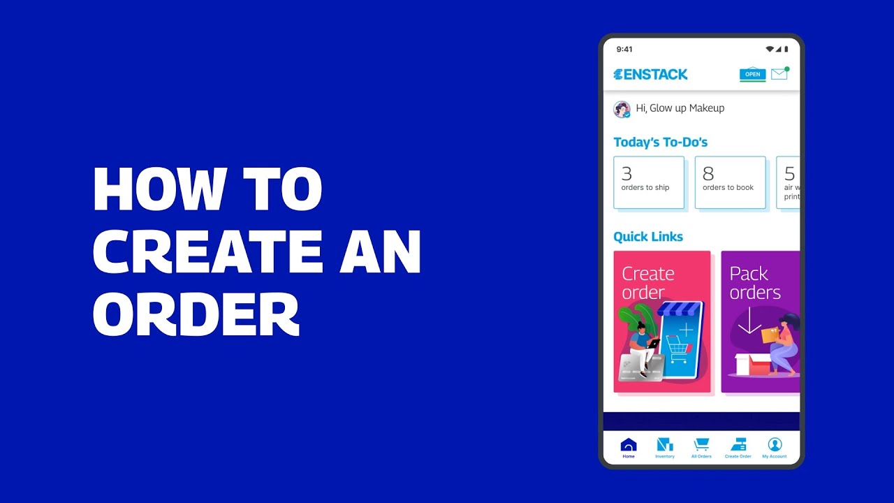 All-New Enstack: How to Create an Order via Cashier - YouTube