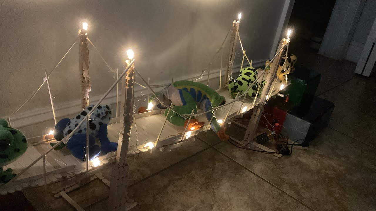 DIY Suspension Bridge Made Out Of Craft Sticks - YouTube