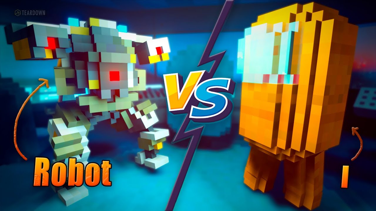 Among Us vs Robots in Teardown - YouTube