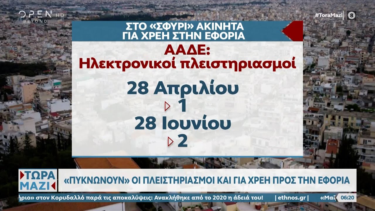 Πυκνώνουν οι πλειστηριασμοί και για χρέη προς την εφορία - YouTube