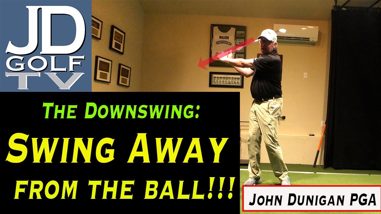 Swing Away from the Ball! The Downswing Transition. - YouTube