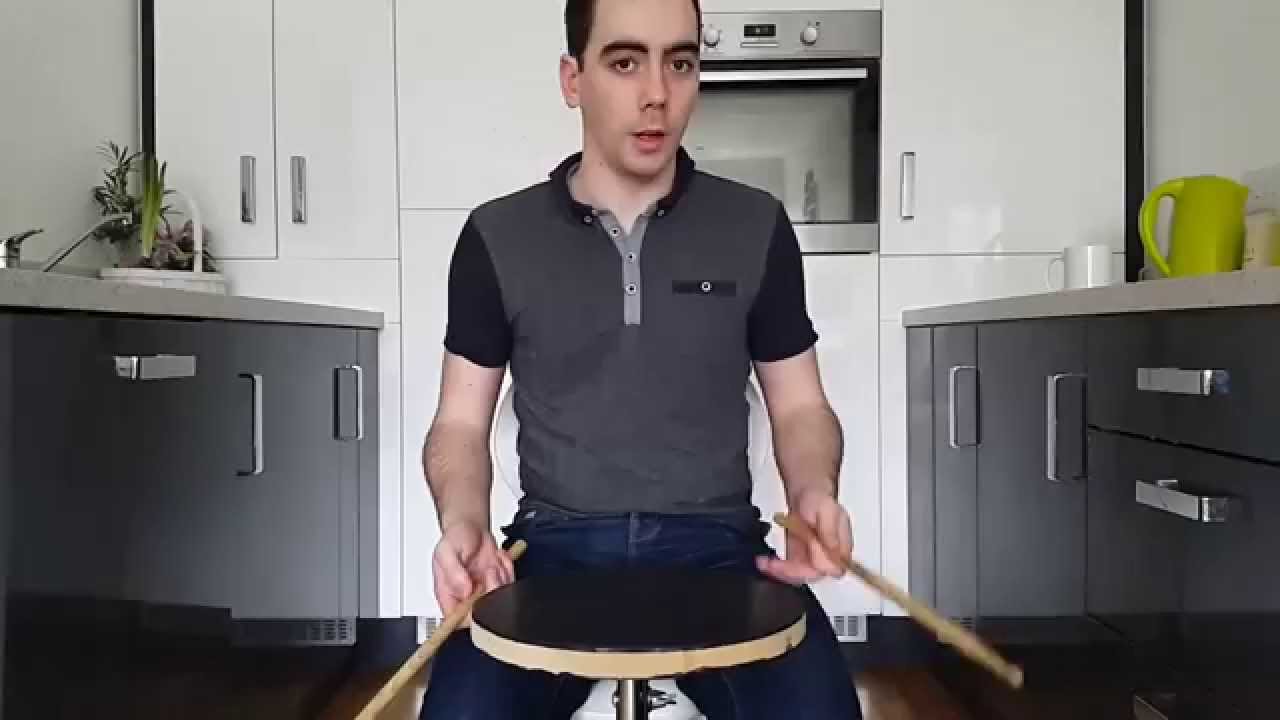 How to do paradiddle pyramid - snare drum exercise - YouTube