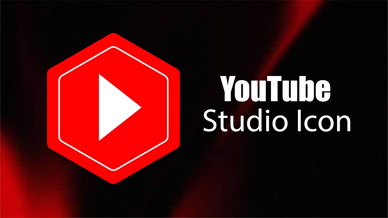 Create youtube studio icon in Adobe Illustrator/ studio logo icon ...