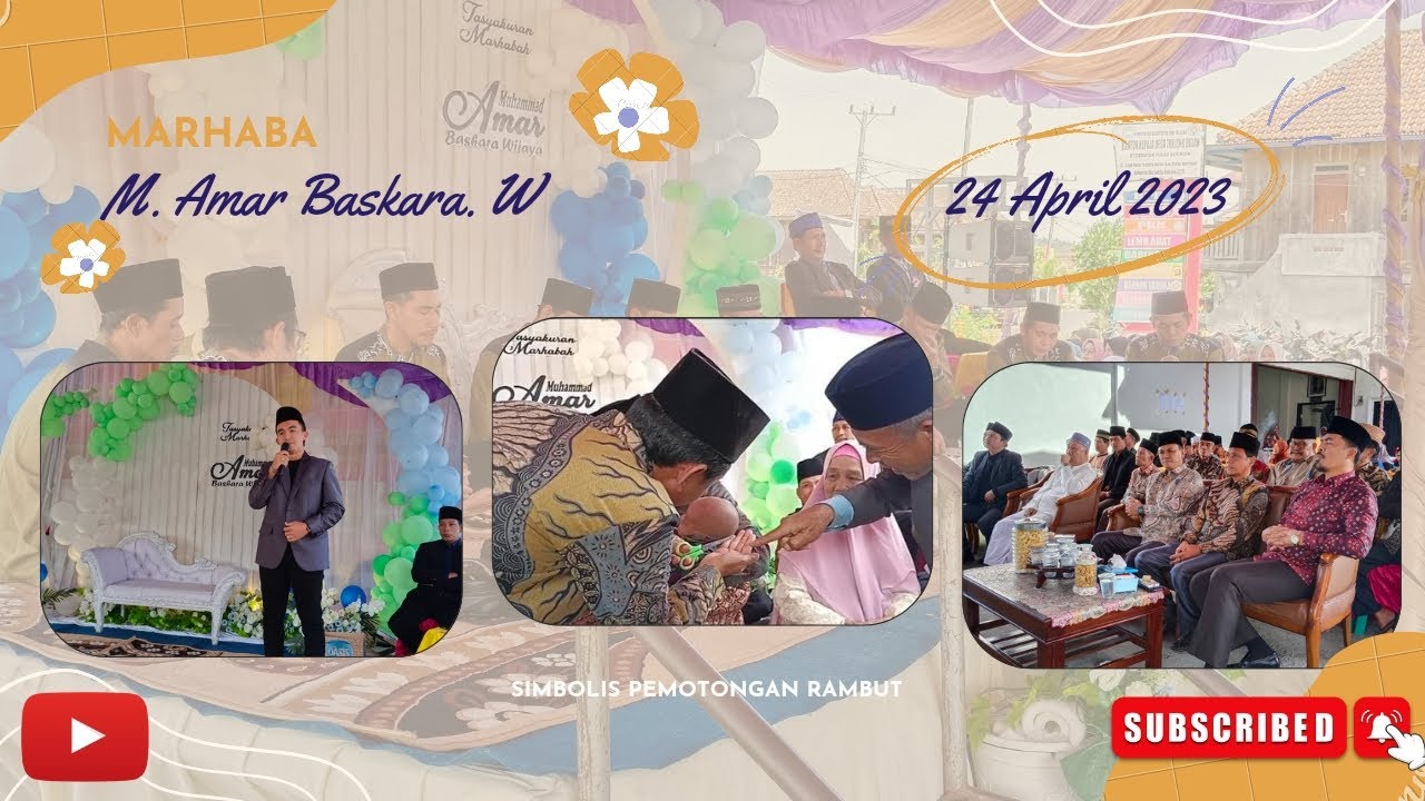 Acara Marhabah M. Ammar Baskara Wijaya, Tj. Bulan OKUS 24 April 2023 - YouTube