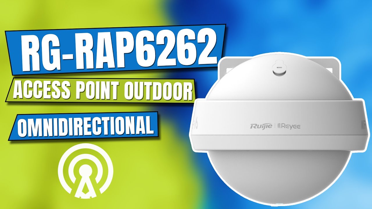 ACCESS POINT WI-FI 6 AX 3000 OUTDOOR - MODELO RG RAP6262 - YouTube