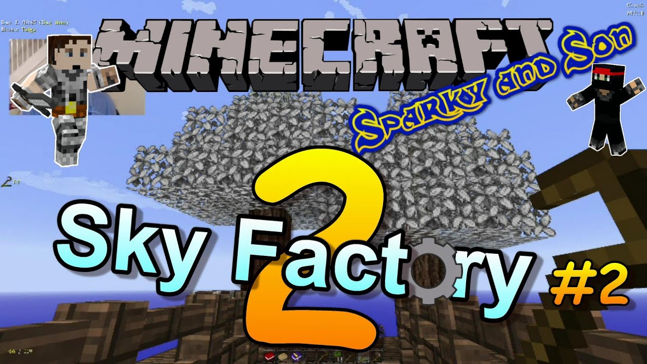 Minecraft PC - Sky Factory 2 - (2) Silkworm infestation! - YouTube