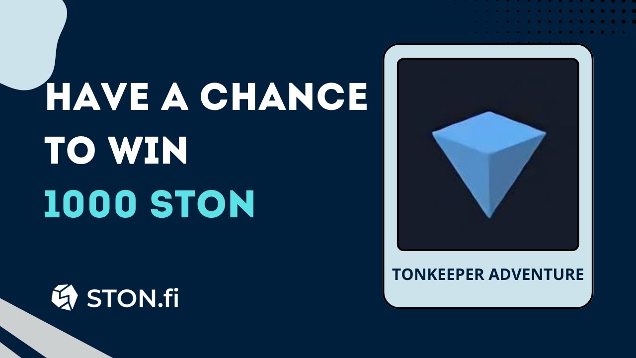 You can't waste this Tonkeeper Adventure event x STONfi - YouTube