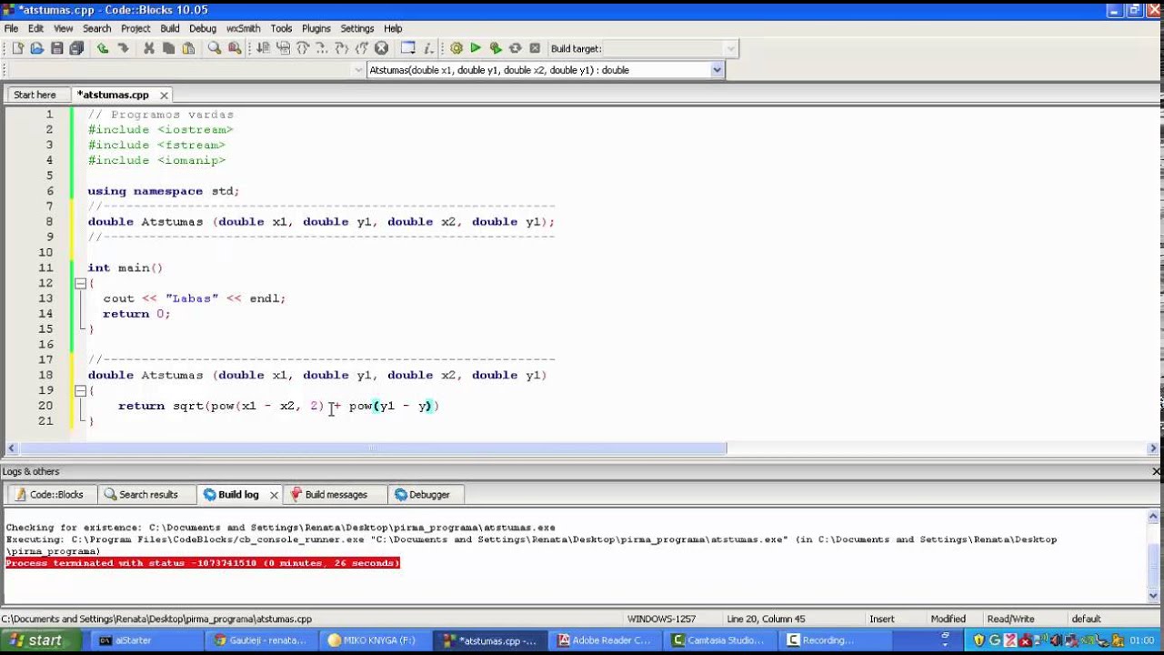 C++ pirmos pamokėlės 2 lygis - YouTube