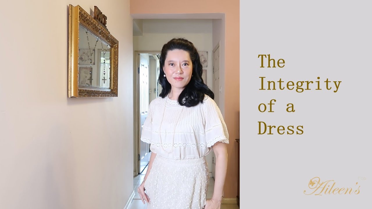The Integrity of a Dress (Exquisite Tailoring) - YouTube