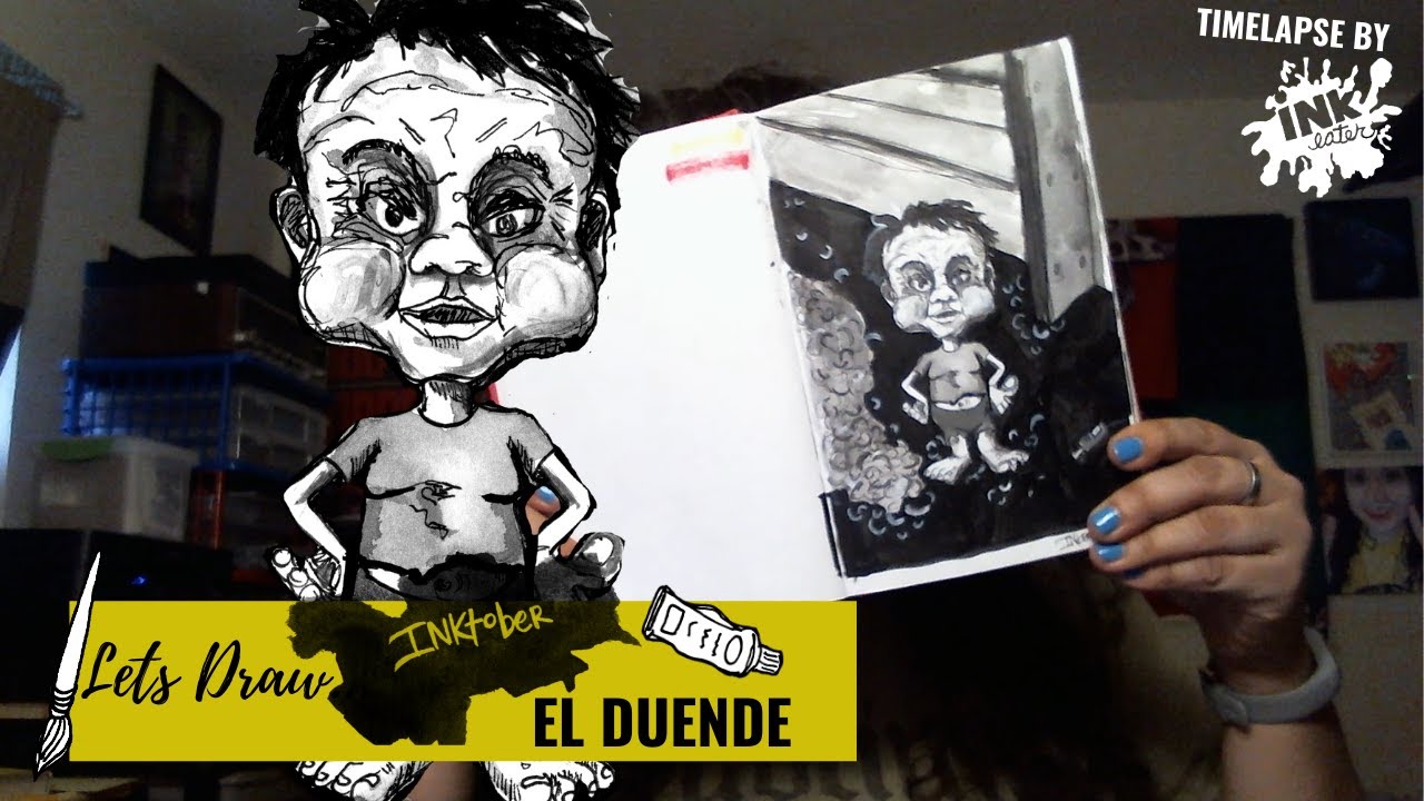 Drawing EL Duende - Exploring Latin X-Files - Latin American Cryptids ...