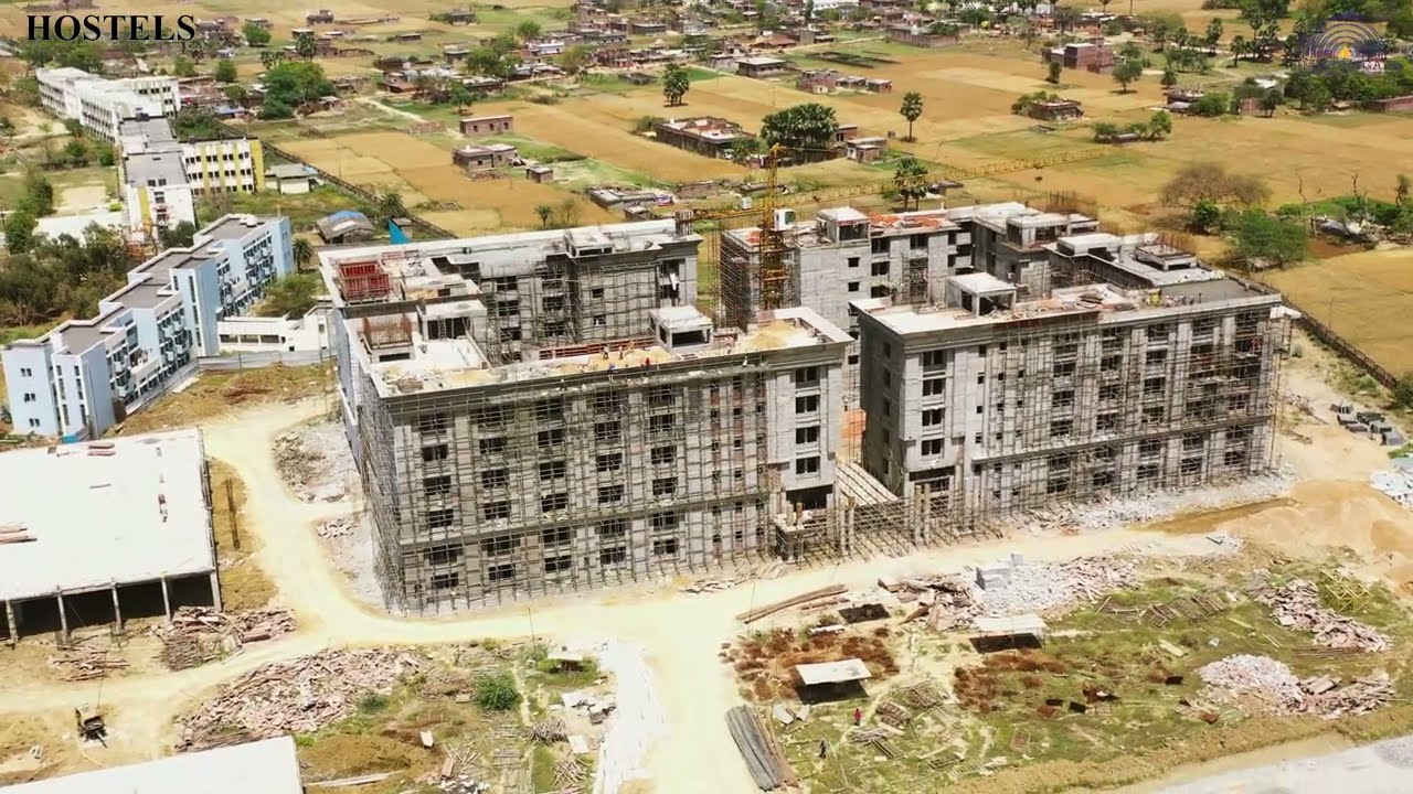 Bird's-eye view of IIM Bodh Gaya Permanent Campus - YouTube