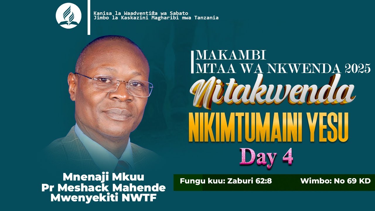 🔴 LIVE | JIONI SIKU YA 4 MAKAMBI MTAA WA NKWENDA 2025 -Pr Meshack ...