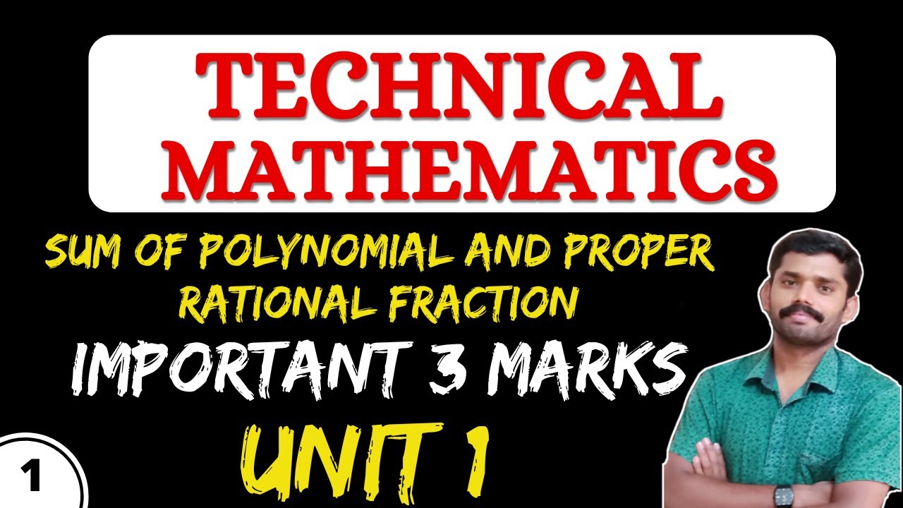 Express as a Sum of Polynomial & Proper Rational Fraction| Important 3 ...