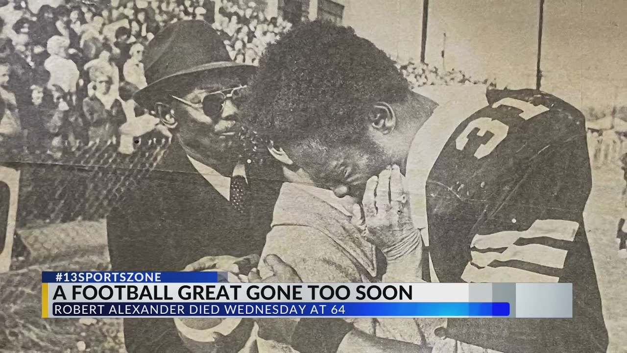 Former WVU football star Robert Alexander dies at 64 - YouTube
