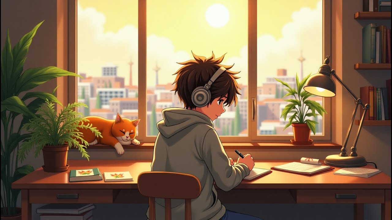 Study & Chill: Cozy Animation Stream with Music and Relaxation 🎧📖 - YouTube