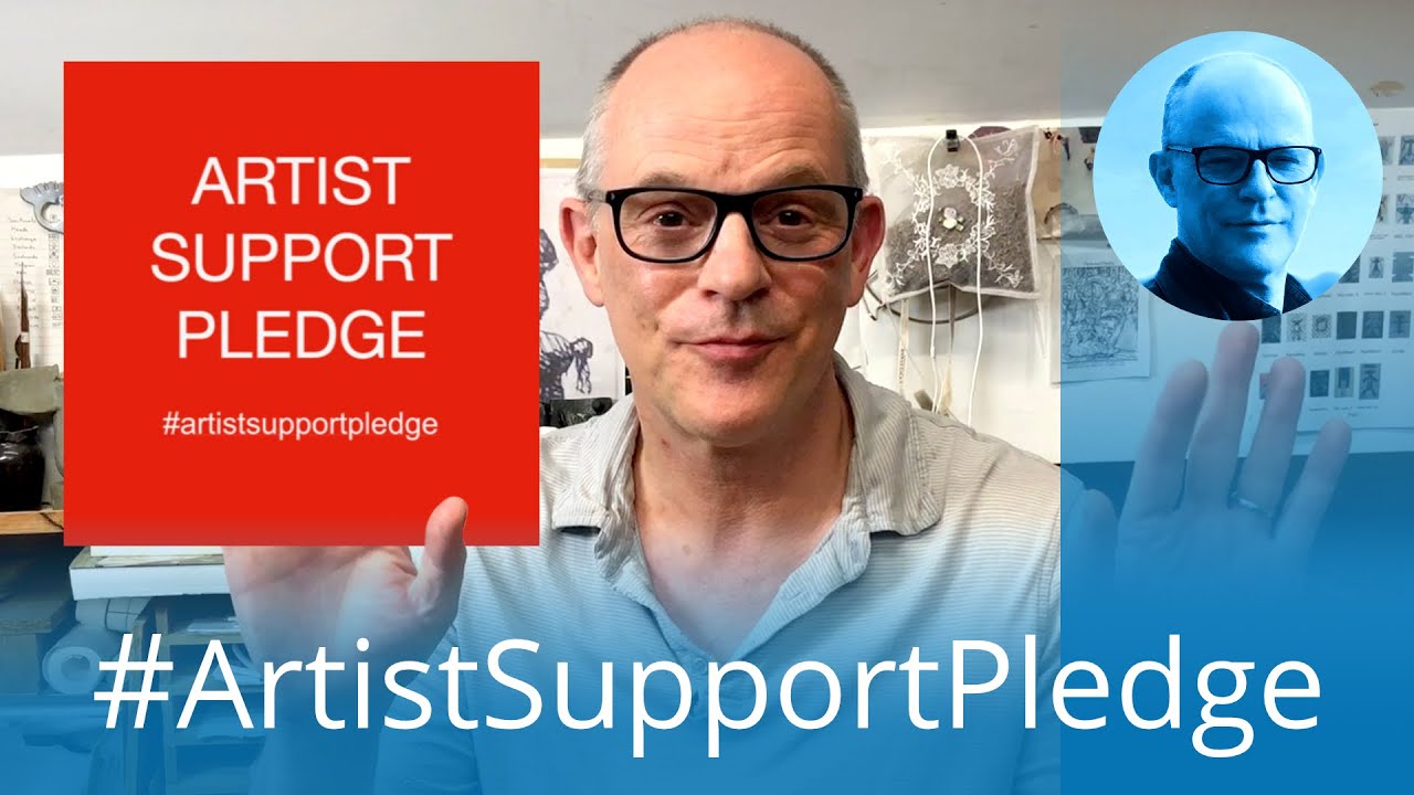 ARTIST SUPPORT PLEDGE: How to buy my art - YouTube