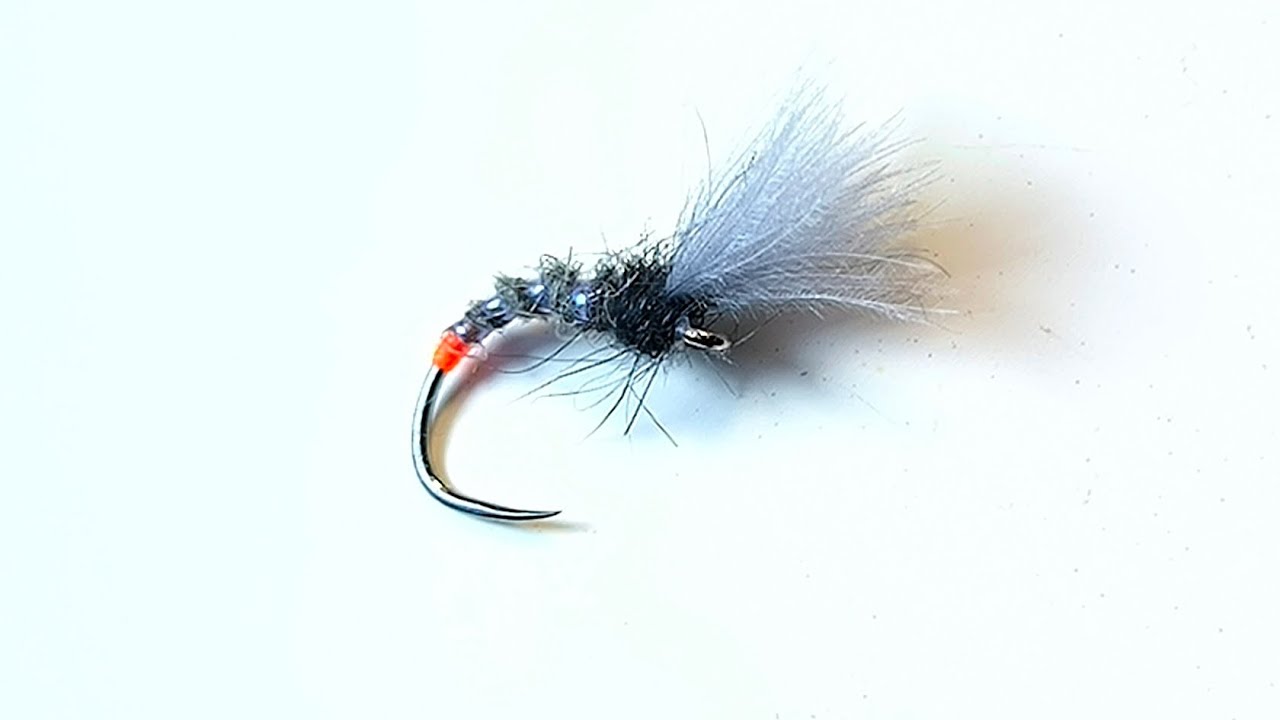 Grayling CDC Grey Dry Fly. #flytying #flyfishing #dryfly #grayling # ...
