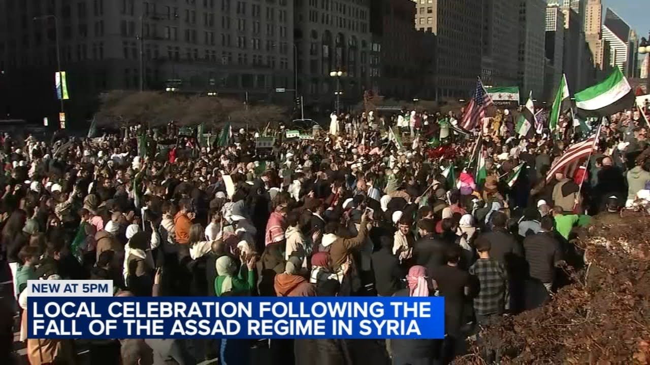 Syrian-Americans in Chicago celebrate downfall of Assad regime at large ...