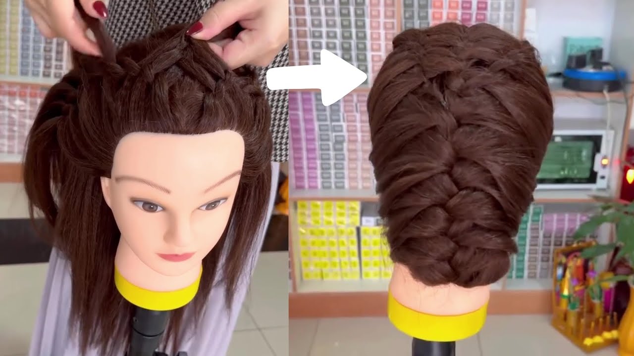 Learn to make double french braid for short hair | Hairstyle tutorials ...