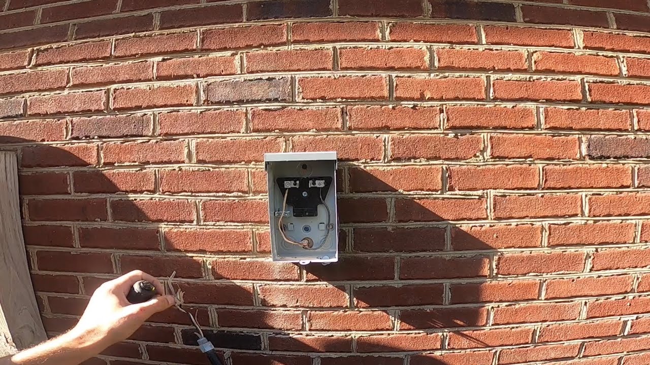 Replacing disconnect and contactor, long version - YouTube