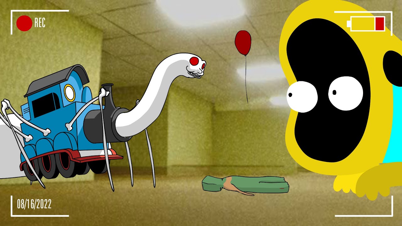 The Backrooms - Bone Thief meets Cursed Thomas the Train - YouTube