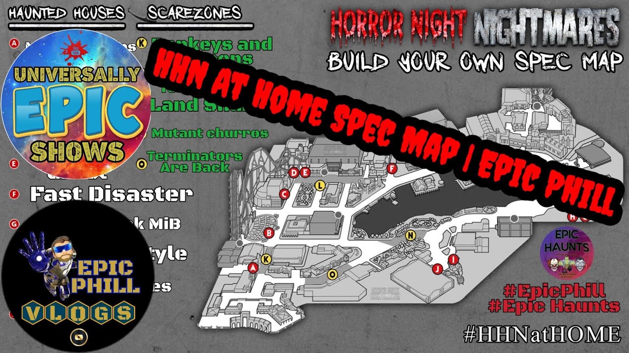 HHN At Home Spec Map | Epic Phill | Epic Haunts #hhn #universalstudios ...