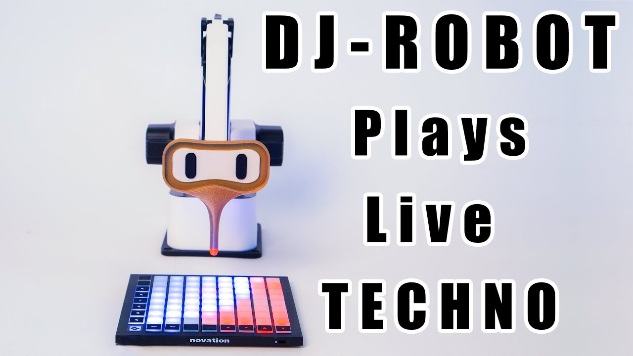 Little Robot Performs Techno Track Live : Meet Rave Bot 🤖🔊 - YouTube