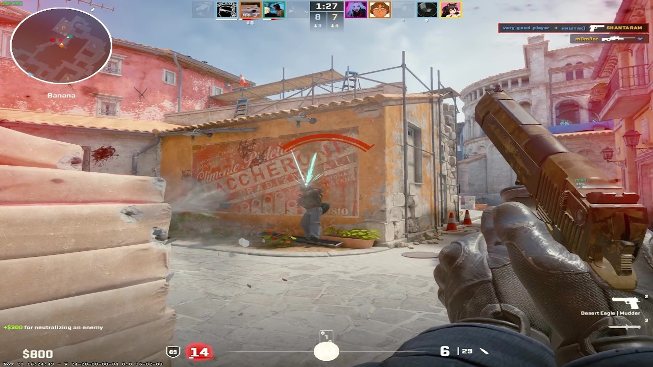 FACEIT lvl 10 vs 20k premier rating - YouTube