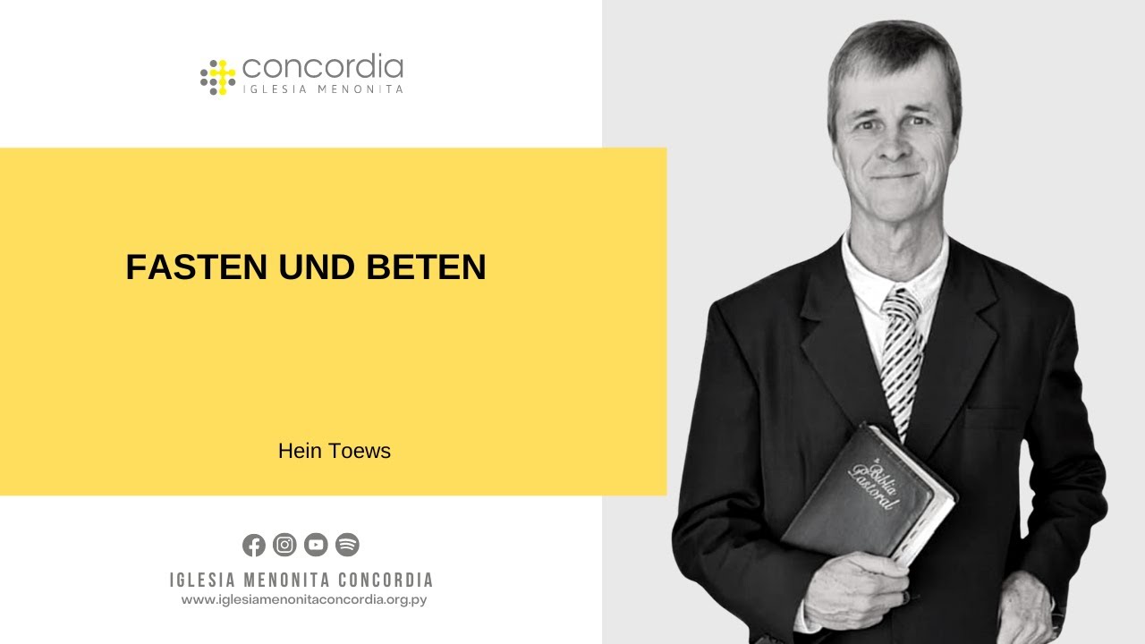 Fasten und Beten - Hein Toews - YouTube
