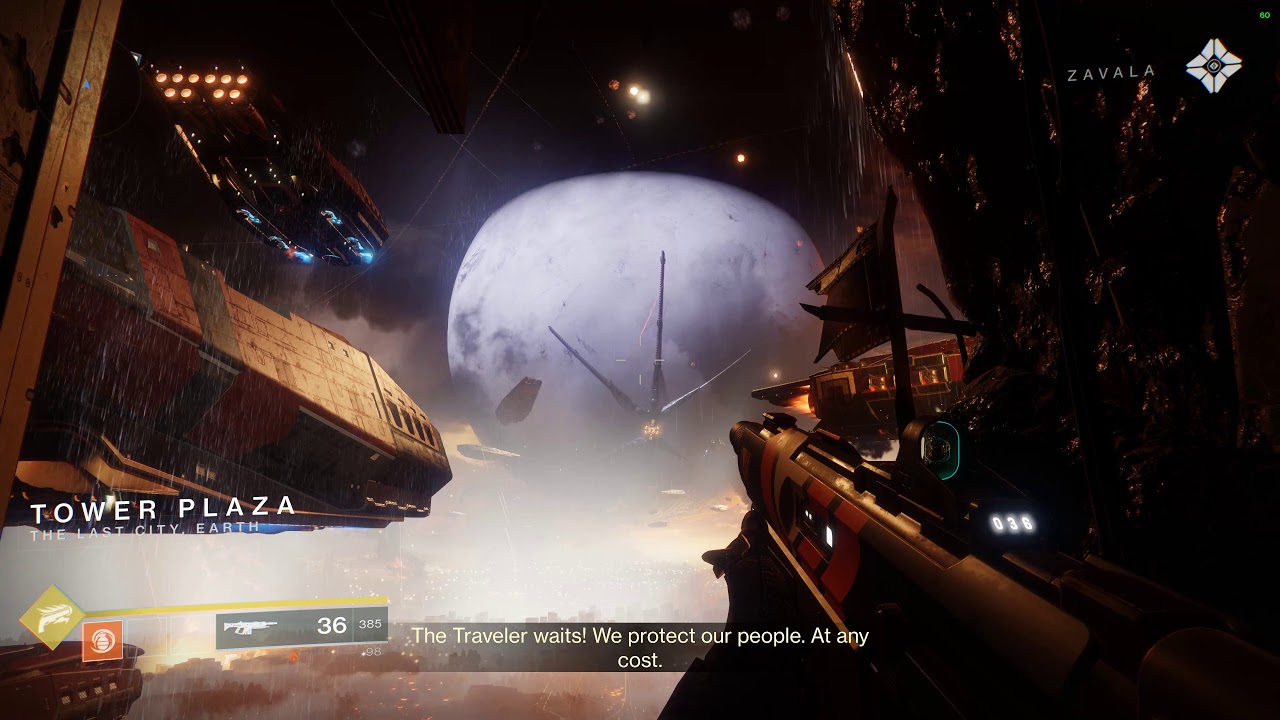 Destiny 2 4K gameplay Ryzen 5 1600 with Geforce 1080 - YouTube
