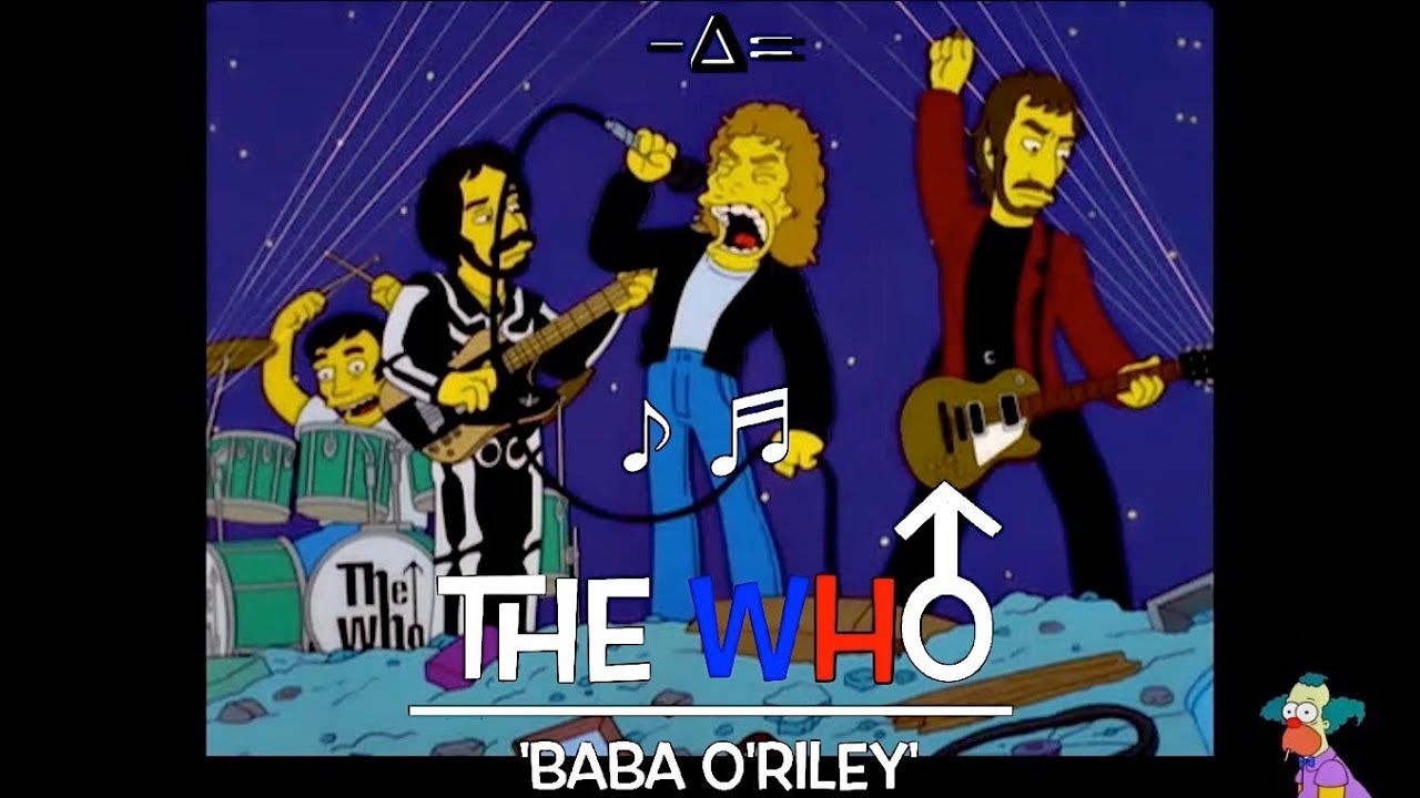 The Simpsons vs. The Who - 'Baba O'Riley'🎸 - YouTube