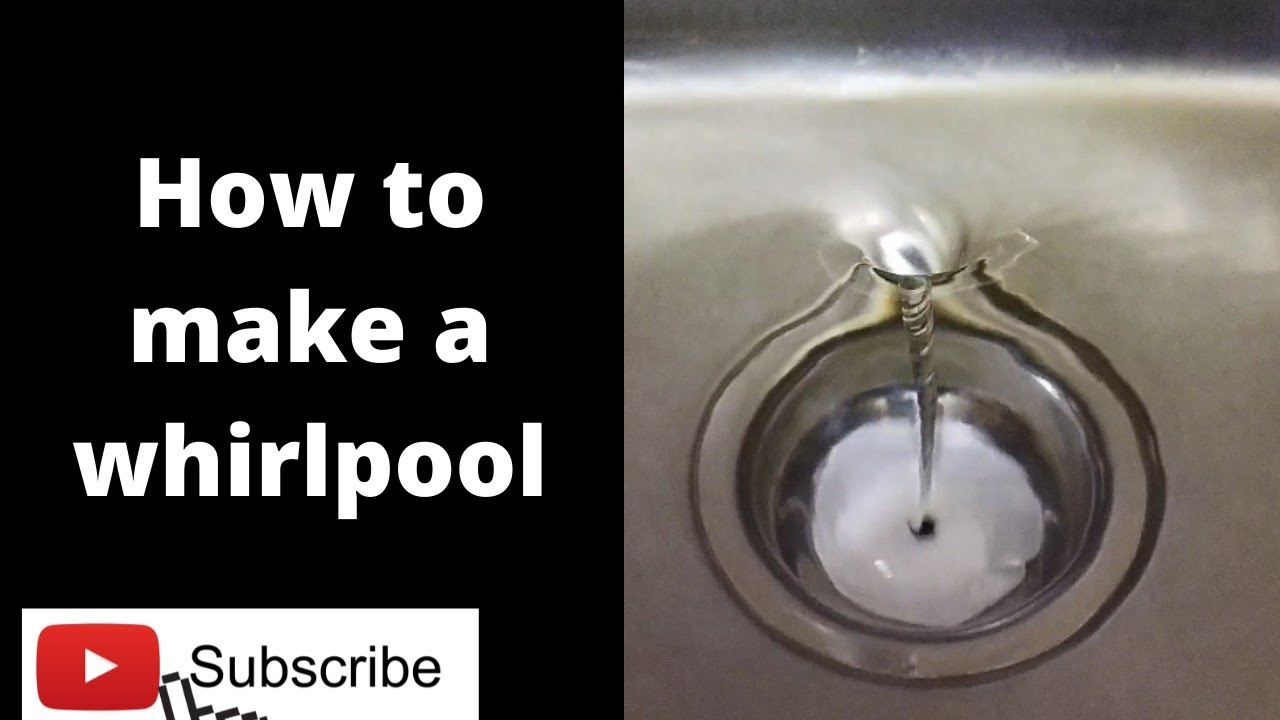how to make a whirlpool in home - YouTube