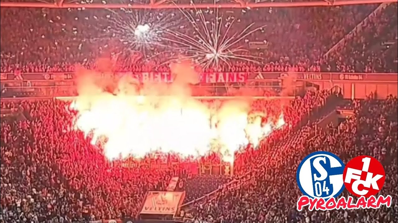 Pyroalarm 1.FC Kaiserslautern auf Schalke #pyro #2liga #fck #s04 - YouTube