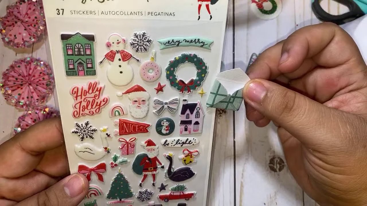 Hey Santa Embellishments - YouTube