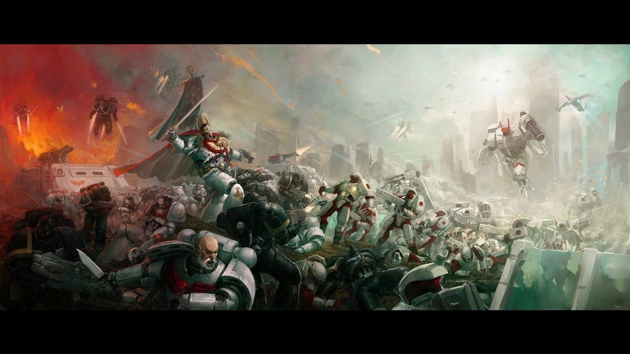 Space Marines vs Tau Warhammer 40k Battle Report - YouTube