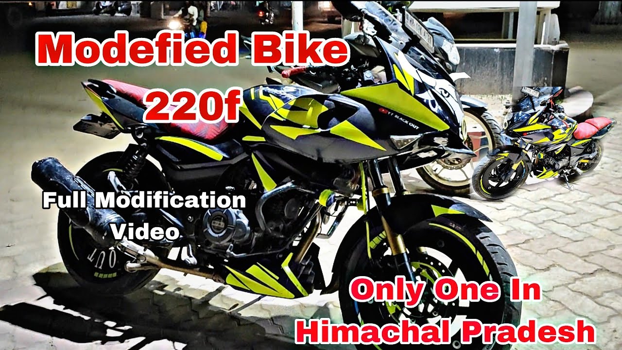 Full Modified Bike 220f //Bike Modefied Video// Pulsar220f - YouTube