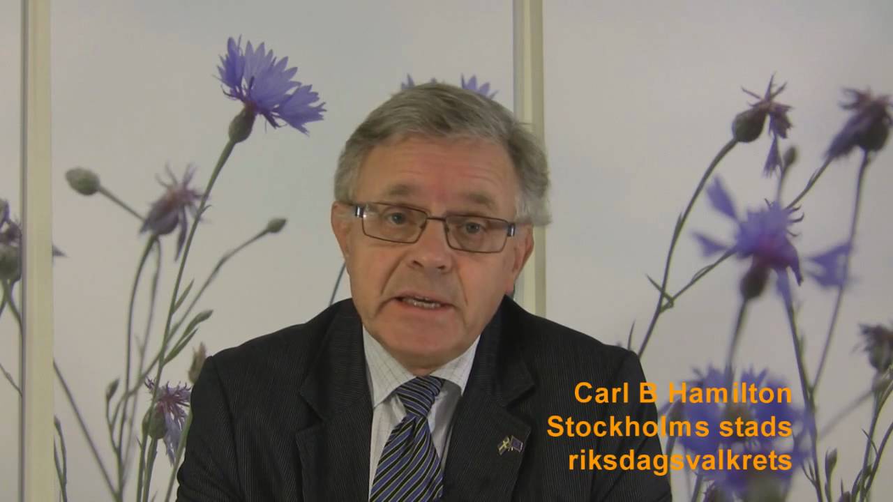 Provval till riksdagen Folkpartiet Stockholms stad, Carl B Hamilton ...