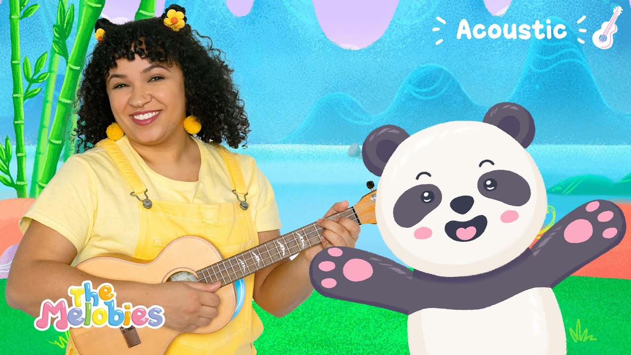 Panda Bear Song 🐼 Acoustic Kids Music | Fun Preschool Animal Song - YouTube