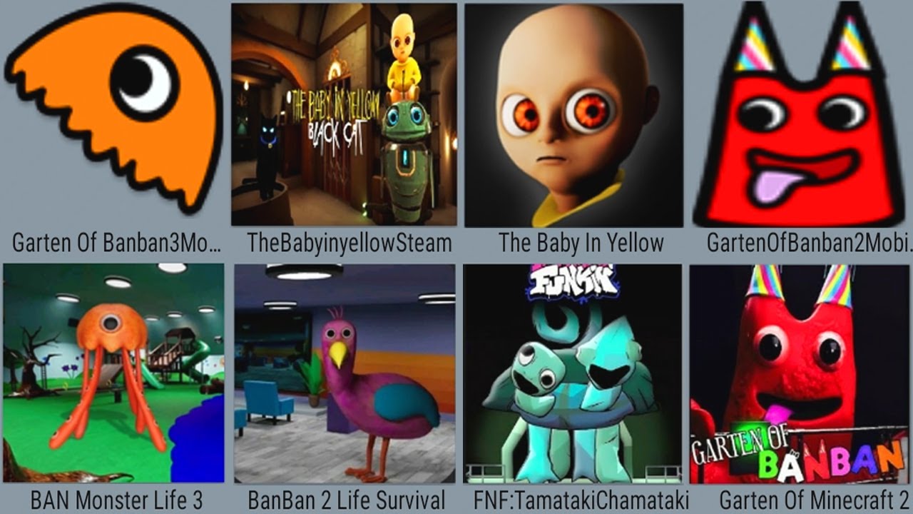 Garten Of Banban 3 Mobi,The Baby Yellow Steam,The Baby Yellow,Garten of ...