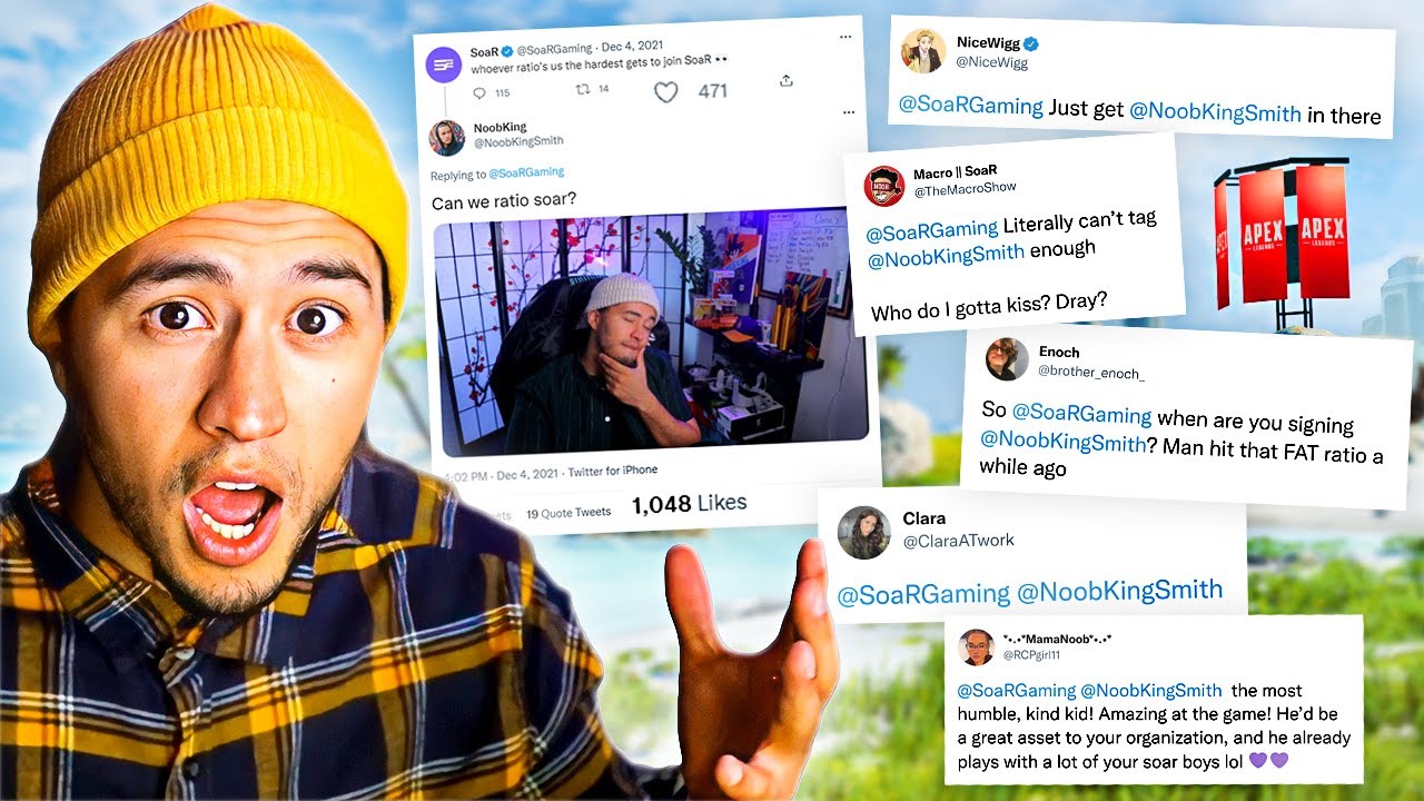 He finally joined SoaR Gaming... - NoobKing - YouTube