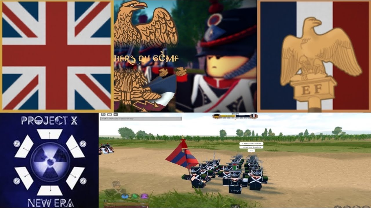 Roblox Napoleonic Wars | Empire Frаnçаis vs British Empire | 3000 ...