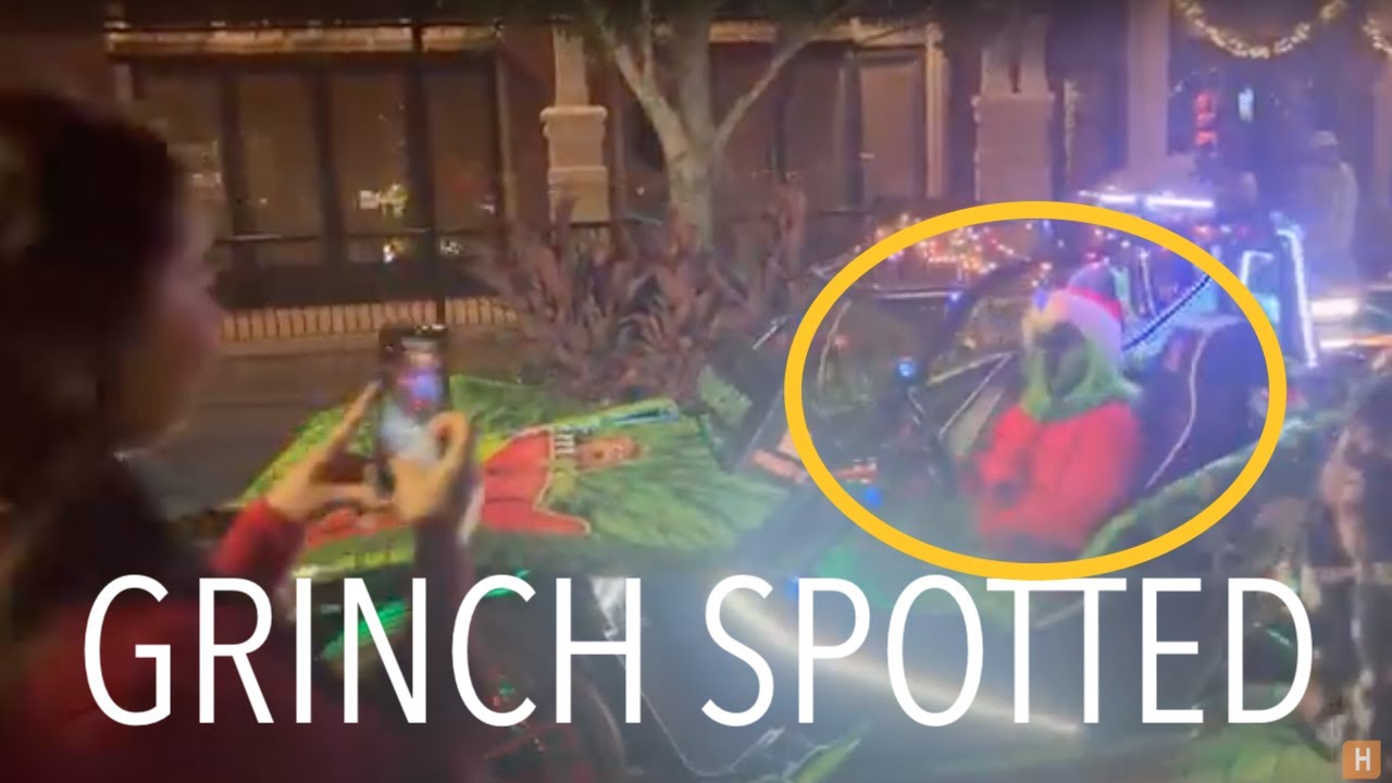 The Grinch Spotted In West Palm Beach Driving His Christmas Grinch ...
