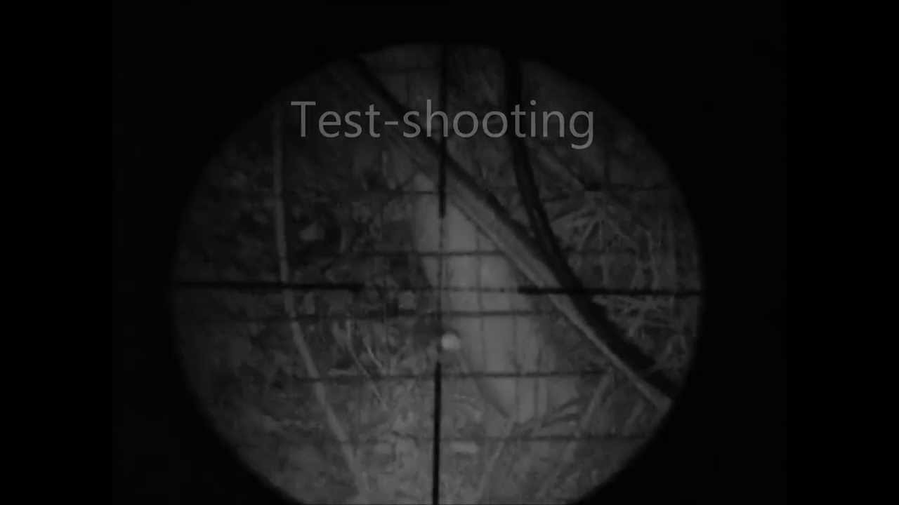 Test shooting my diy nightvision - YouTube