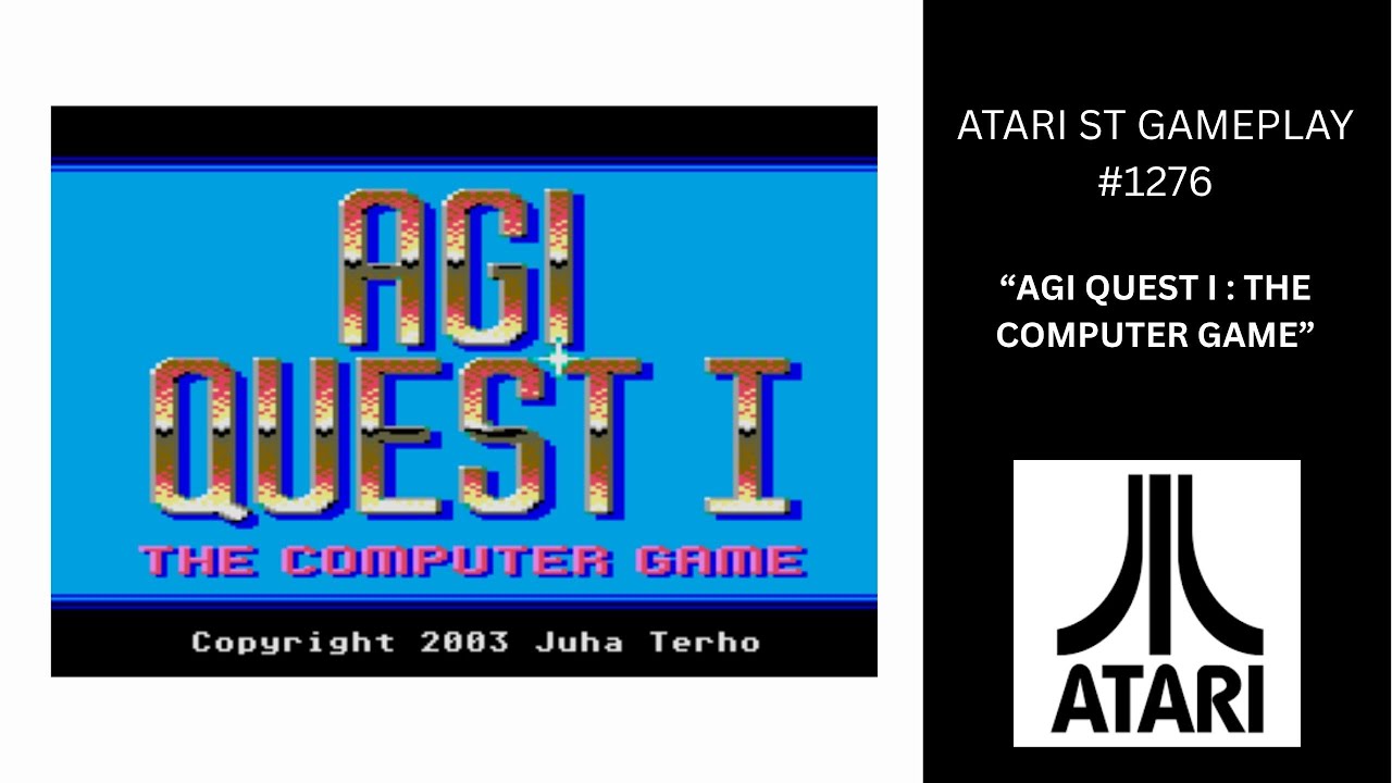 AGI Quest I : The Computer Game (Atari ST / Gameplay #1276) - YouTube